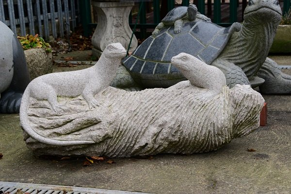 Lizard on a Rock – Collect Only – Japanese Water Gardens